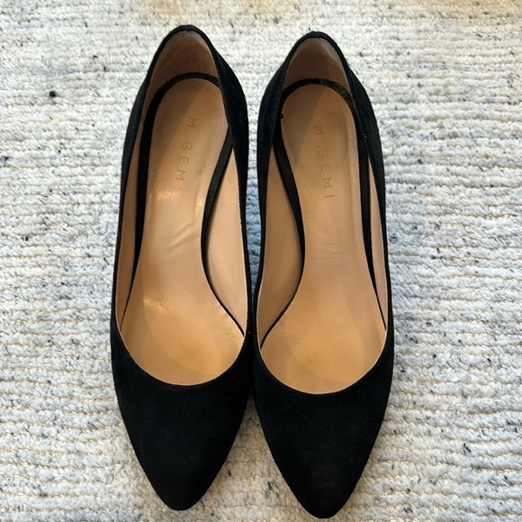 M. Gemi | Shoes | Good Used Condition M Gemi Lustro 7mm Black Suede ...